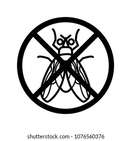 Anti Flies Icon Vector Template Stock Vector (Royalty Free) 1076560376 ...