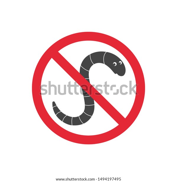 Anti Worms Parasite Vector Sign Stock Vector (Royalty Free) 1494197495 ...
