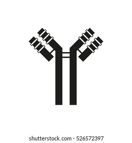 Antibody Icon Vector Illustration Stock Vector (Royalty Free) 526572394