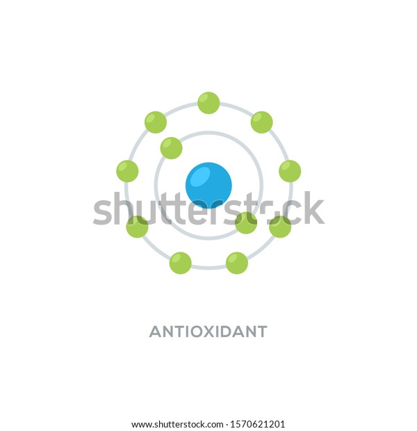 Antioxidant Vector Icon Radical Free Oxidant Stock Vector (Royalty Free ...