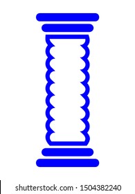 Pillar Logo Design Vector Illustration Eps10 Stock Vector (Royalty Free ...
