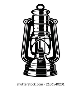 Antique Lantern Isolated On White Background Stock Vector (Royalty Free ...