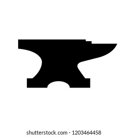 Anvil Icon Logo On White Background Stock Vector (Royalty Free ...