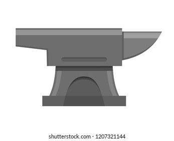 Anvil Symbol On White Background Stock Vector (Royalty Free) 1207321144 ...