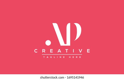 Ap Letter Logo Design Creative Modern Stock Vector (Royalty Free ...