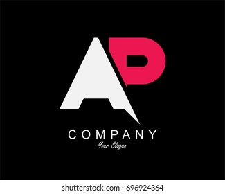 Ap Letter Logo Design Template Element Stock Vector (Royalty Free ...