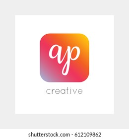 Ap Logo Vector Useful Brand Symbol Stock Vector (Royalty Free) 612109862
