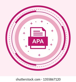 107 Apa file format icon Images, Stock Photos & Vectors | Shutterstock