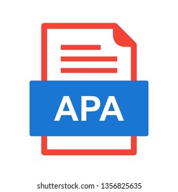 107 Apa file format icon Images, Stock Photos & Vectors | Shutterstock