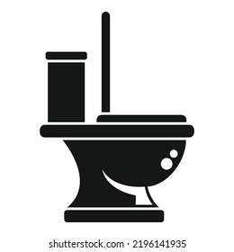 Apartment Toilet Icon Simple Vector Water Stock Vector (Royalty Free ...
