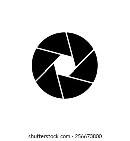 Aperture Icon Vector Illustration Stock Vector (Royalty Free) 256673800 ...