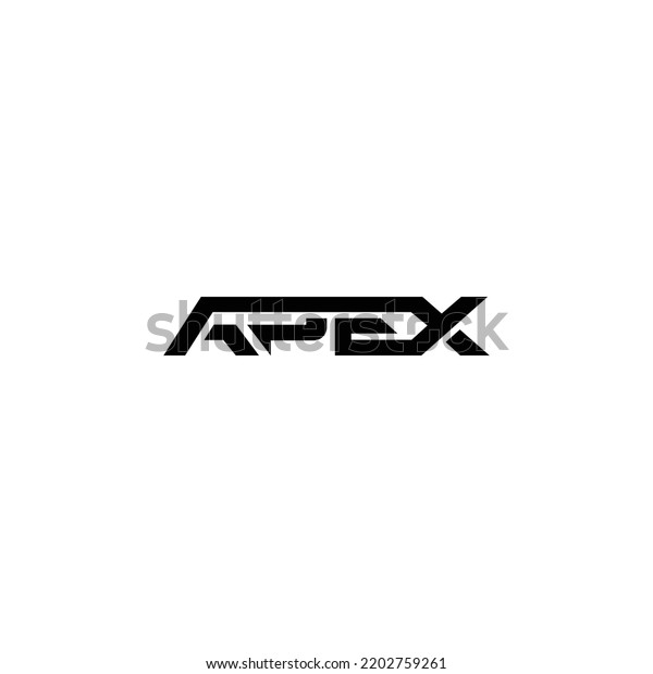 Apex Modern Typography Monogram Logo Stock Vector (Royalty Free ...