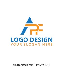 Apf Logo Design Professional Logo Stock Vector (Royalty Free ...