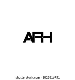 Aph Letter Original Monogram Logo Design: vetor stock (livre de ...