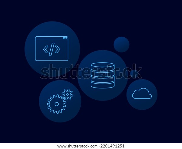 Api Service Integration Back End Development Stock Vector (Royalty Free ... Api Service Integration Back End Development Stock Vector (Royalty Free ...