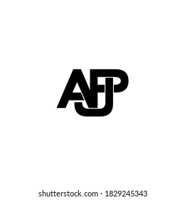 Apj Letter Original Monogram Logo Design Stock Vector (Royalty Free ...