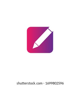 App Pencil Logo Vector Icon Design Stock Vector (Royalty Free ...
