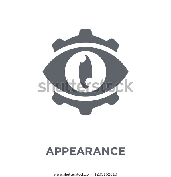 Appearance Icon Appearance Design Concept Human Stock Vector (Royalty ...