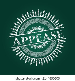 Appease Chalk Emblem Vector Illustration Detailed Stock Vector (Royalty ...