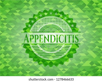 Appendicitis Green Mosaic Emblem Stock Vector (Royalty Free) 1278466633 ...