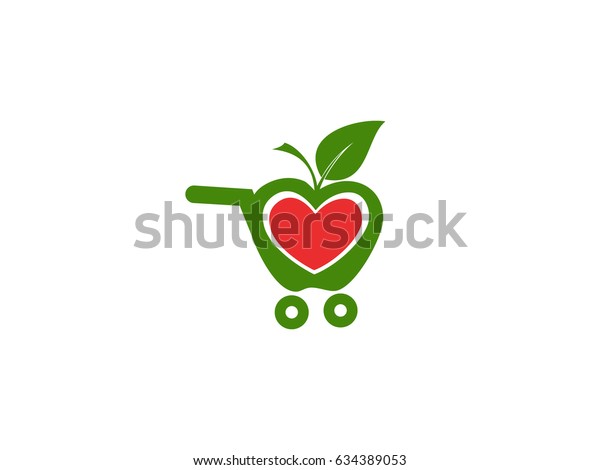 Apple Cart Creative Logo Design Stock Vector (Royalty Free) 634389053