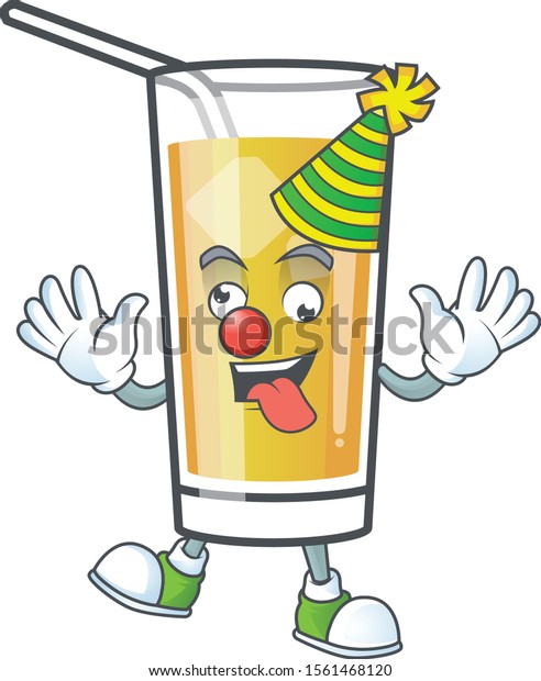 Apple Cider Cartoon Mascot Character Clown Stock Vector (Royalty Free ...