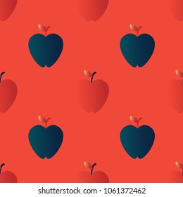 Apple Gradient Seamless Texture Modern Design: vector de stock (libre ...