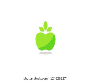 Apple Green Logo Stock Vector (Royalty Free) 1248282274