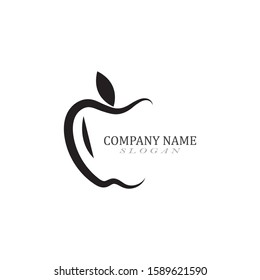 Apple Logo Symbol Vector Illustration Icon Stock Vector (Royalty Free ...
