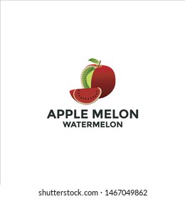 Apple Vector Illustration Design Icon Logo Stock Vector (Royalty Free ...