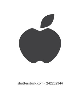 Apple Modern Flat Icon Stock Vector (Royalty Free) 242252344 | Shutterstock