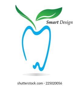 Apple Tooth Color Logo Vector Illustration Stock Vector (Royalty Free ...