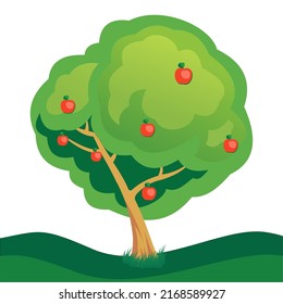 Apple Tree Drawing Apple Tree Illustration Stock Vector (Royalty Free) 2168589927 | Shutterstock