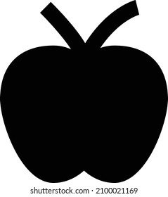 Apple Vector Illustration Isolated On Transparent Stock Vector (Royalty ...