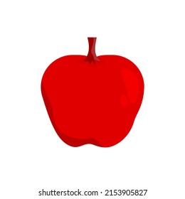 Apple Vector Illustration White Background Stock Vector (Royalty Free ...