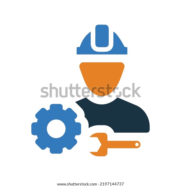 Appliance Engineer Machinist Icon Editable Vector Stock Vector (Royalty ...