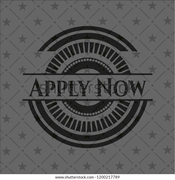 Apply Now Dark Emblem Retro Stock Vector (Royalty Free) 1200217789 ...