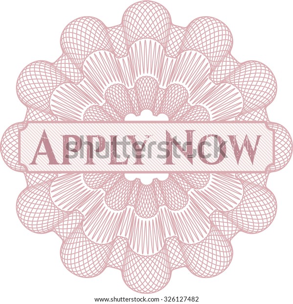 Apply Now Gold Emblem Badge Stock Vector (Royalty Free) 326127482 ...