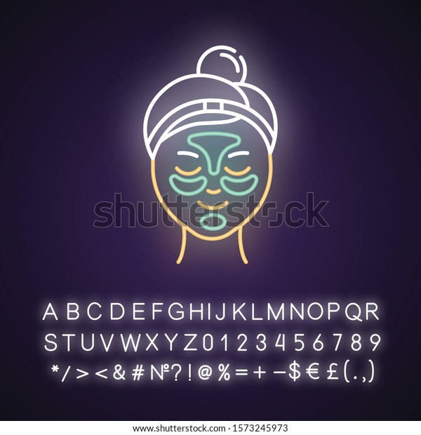 Applying Hydrogel Patches Neon Light Icon Stock Vector (Royalty Free ...