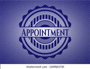 Appointment Denim Background Stock Vector (Royalty Free) 1349863730 ...