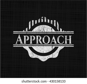 Approach Written Chalkboard Texture Stock Vector (Royalty Free ...