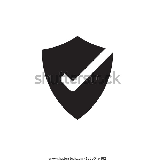 Approval Check Mark Logo Template Vector: vector de stock (libre de ...