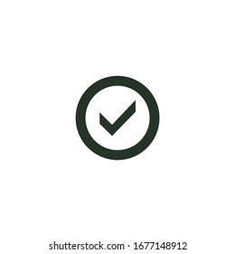 Approve Icon Vector Sign Isolated Graphic Stock Vector (Royalty Free ...