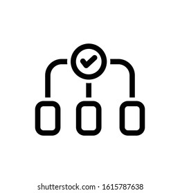 Approve Order Success Vector Icon Stock Vector (Royalty Free) 1615787638