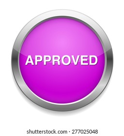 Approved Button Stock Vector (Royalty Free) 277025048 | Shutterstock