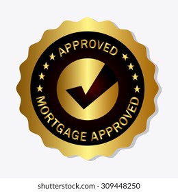 Approved Label Design Vector Illustration Eps Stock Vector (Royalty ...