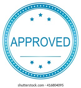 Approved Sticker Stock Vector (Royalty Free) 416804095 | Shutterstock