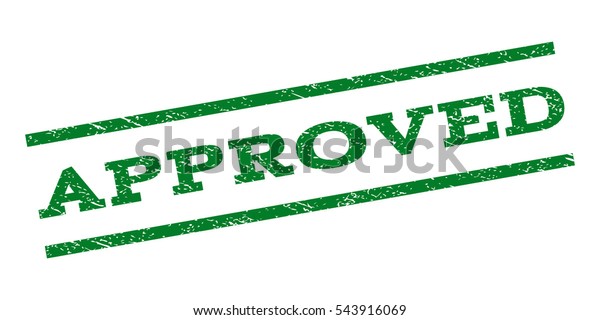 Approved Watermark Stamp Text Caption Between Stock Vector (Royalty ...