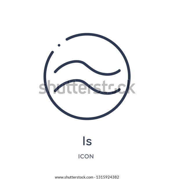Approximately Equal Icon Shapes Symbols Outline: vector de stock (libre ...
