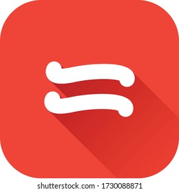 Approximately Equal Sign Mathematical Symbol Stock Vector (royalty Free